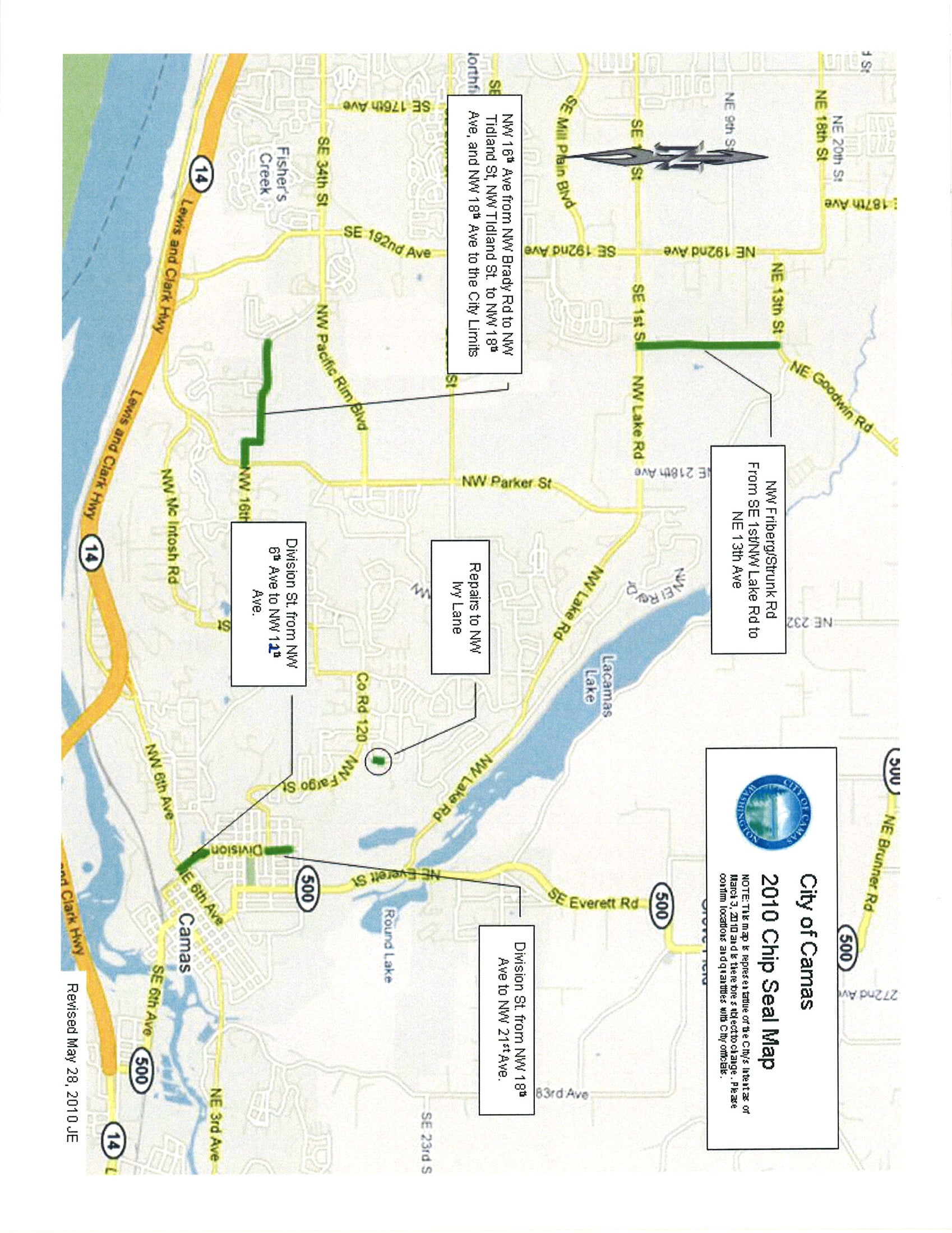 Chip seal work causes road closures - Camas-Washougal Post-Record