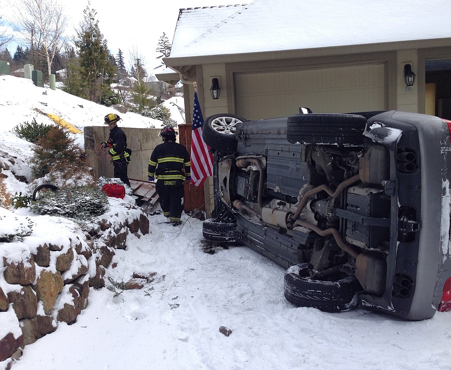 Vehicle careens over embankment in Washougal - Camas-Washougal Post-Record