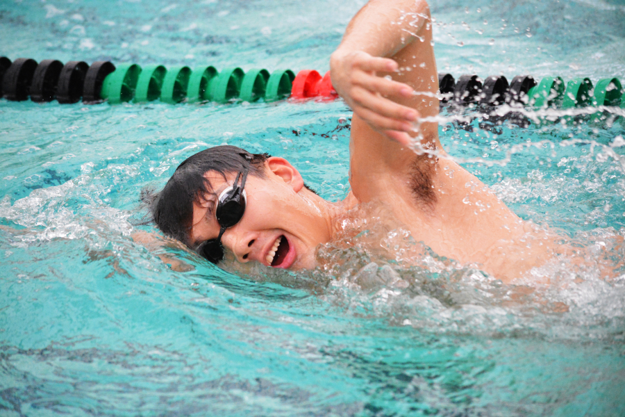 Kim swims to West Point - Camas-Washougal Post-Record