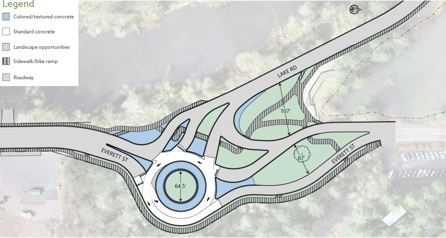 Camas roundabout nearly ready for partial traffic - Camas-Washougal ...