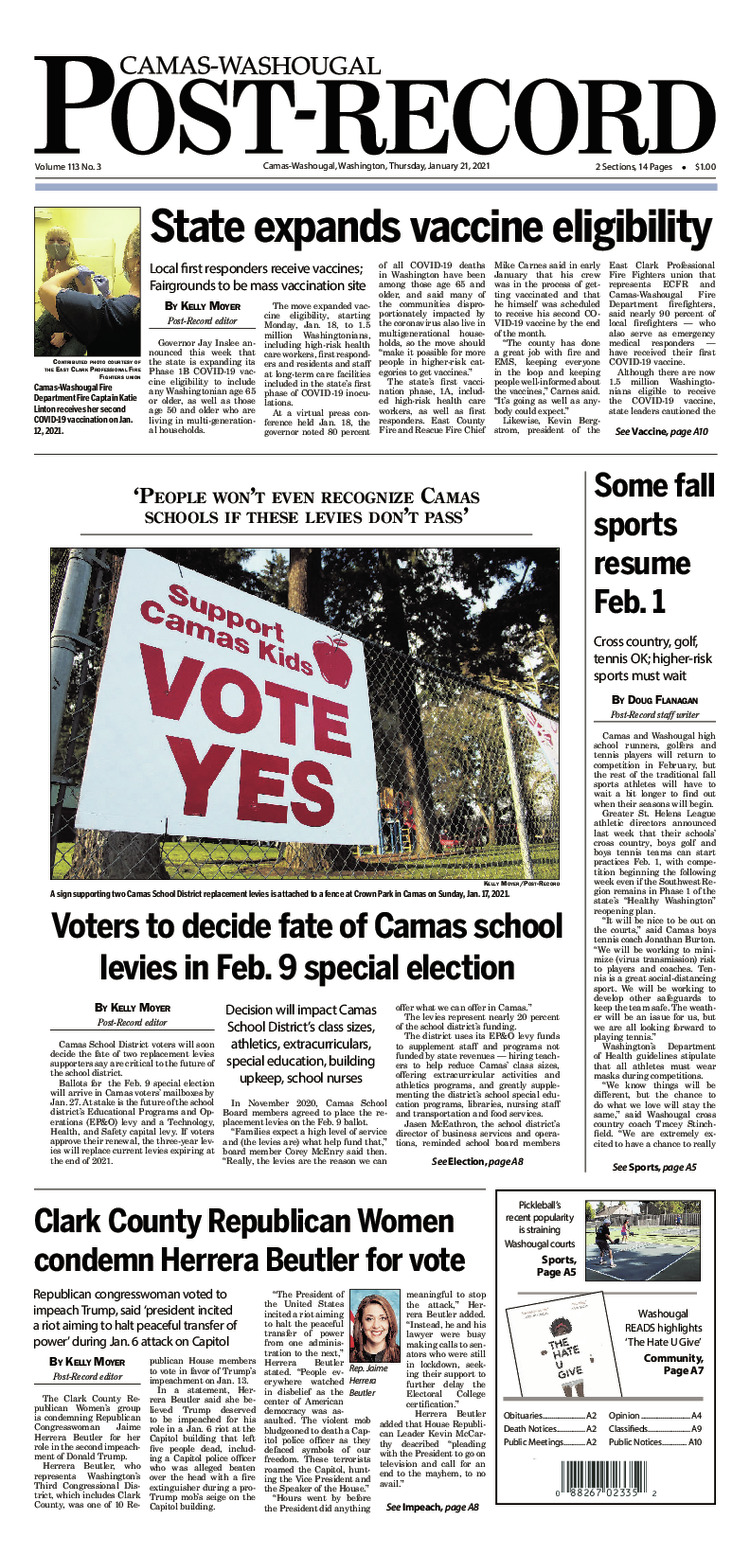 Jan. 21, 2021 - Camas-Washougal Post-Record