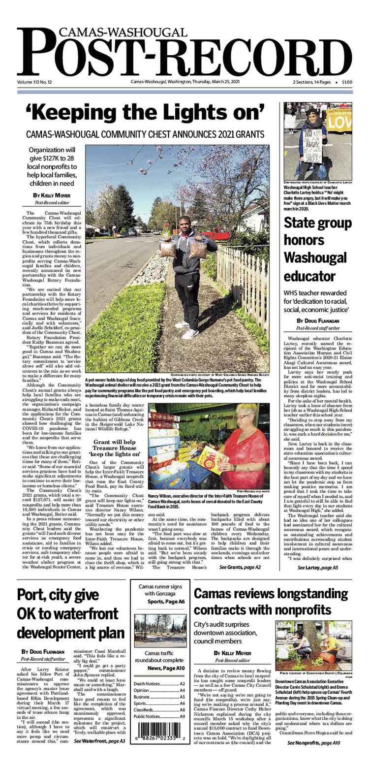 March 25, 2021 - Camas-Washougal Post-Record