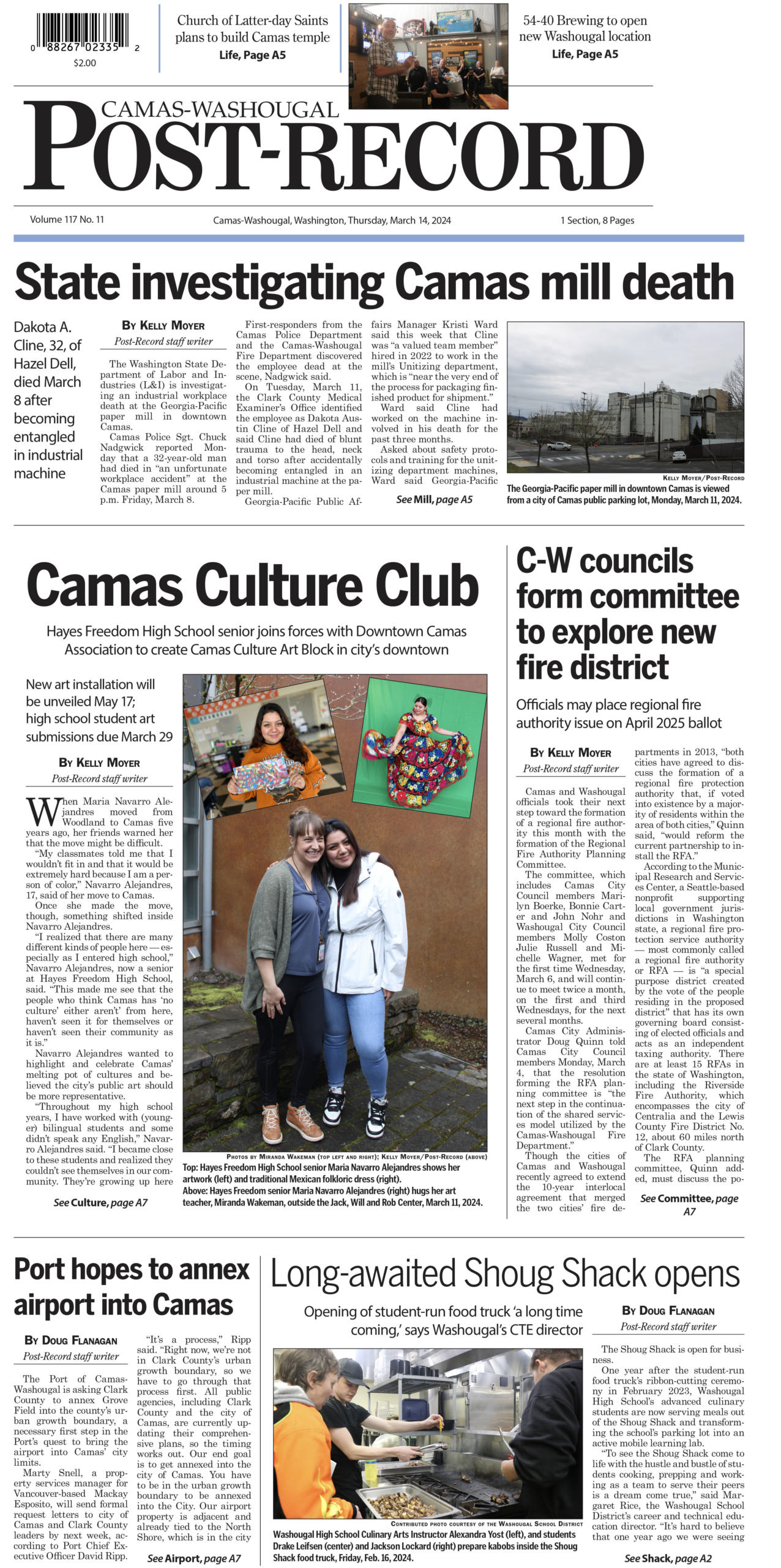March 14, 2024 - Camas-Washougal Post-Record