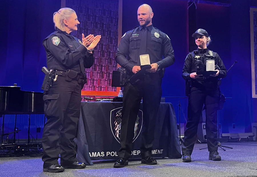 Camas police honored at inaugural awards ceremony - Camas-Washougal ...